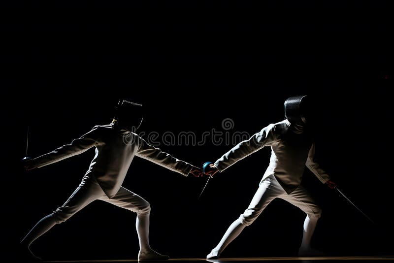 Professional Fencers Stock Illustrations – 15 Professional Fencers ...