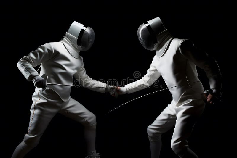 Professional Fencers Stock Illustrations – 15 Professional Fencers ...