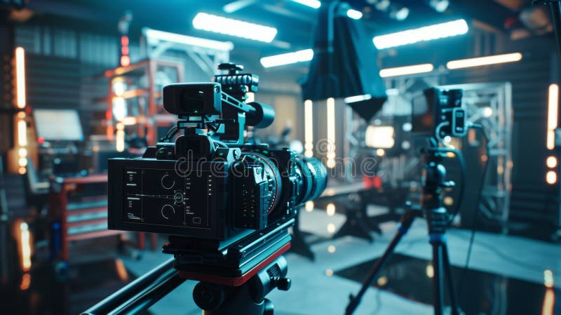 The Professional Filming Setup. AI Generated Stock Photo - Image of ...