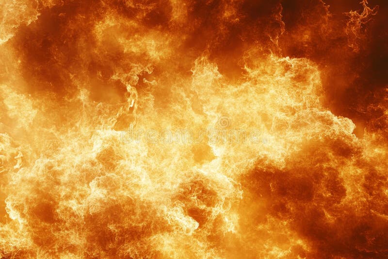 Professional Fire Pattern Photography with Dynamic Flames, Isolated on ...