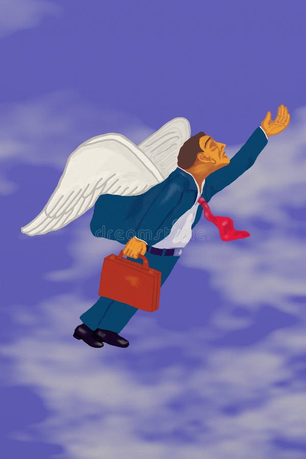 Professional Flying High stock illustration. Illustration of conceptual ...