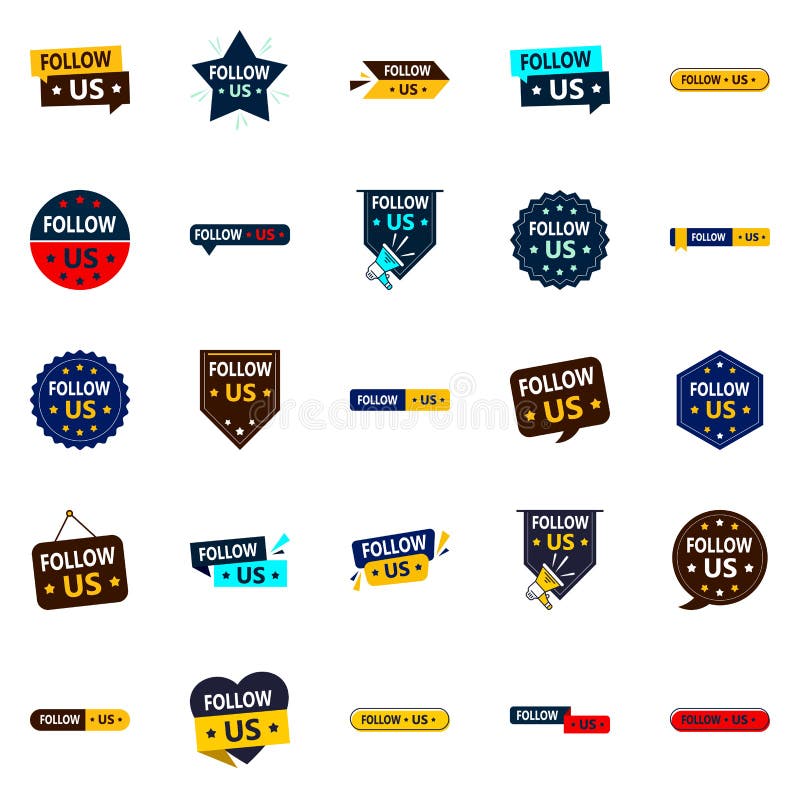 20 Professional Follow Us Banners for LinkedIn and Facebook Stock ...