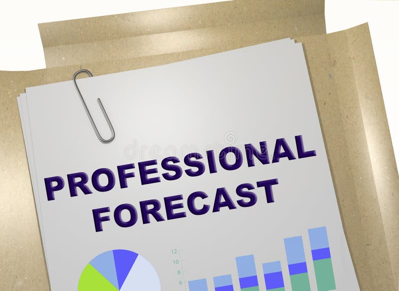 PROFESSIONAL FORECAST Concept Stock Illustration - Illustration of ...