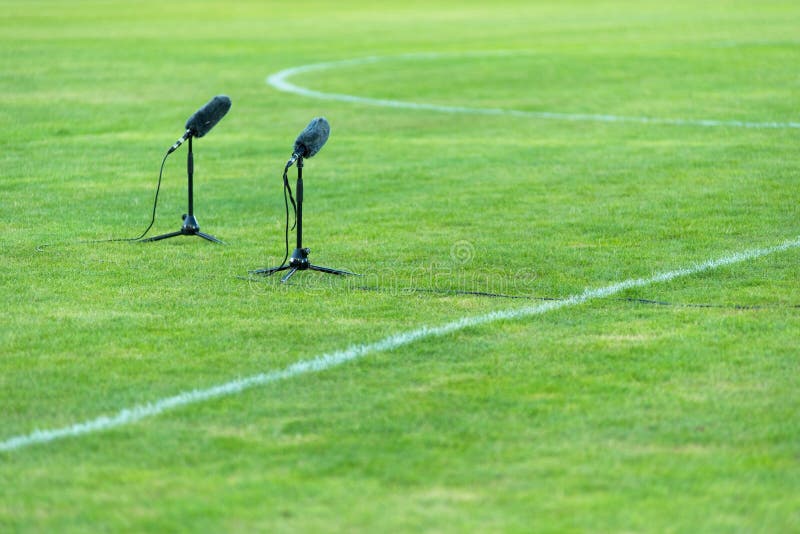 Microphone Boom Football Stadium Stock Photos - Free & Royalty-Free ...