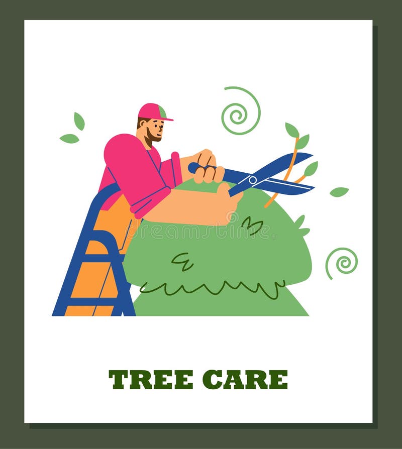 Hedge Man Trimming Stock Illustrations – 188 Hedge Man Trimming Stock ...