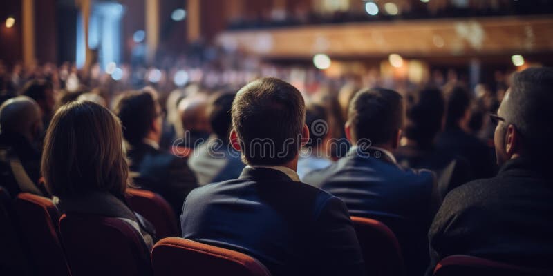 Professional Gathering for Business Networking Event. Audience at ...