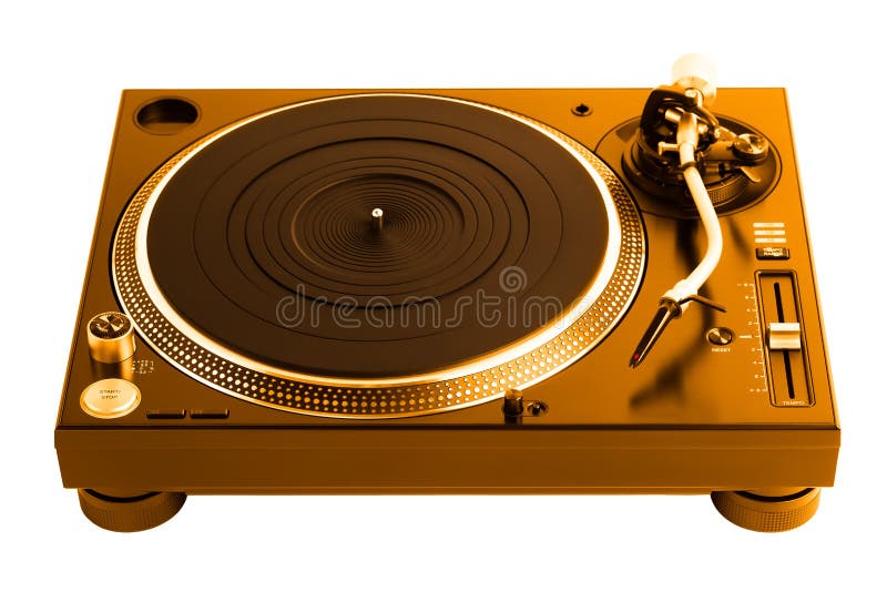 Gold Record Music Disc Award Isolated Stock Photo - Image of gramophone ...