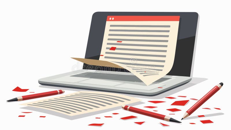 Professional Grammar Check and Text Errors Concept. Usage of Image ...