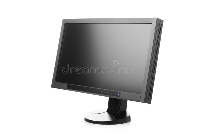 Professional Graphic Monitor Stock Image - Image of studio, white: 64720979
