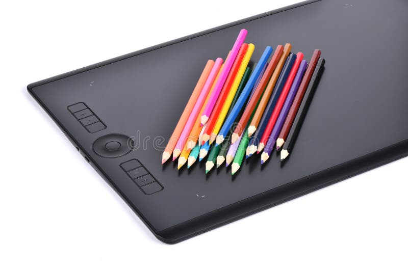 Professional Graphics Tablet Stock Photo - Image of studio, creativity ...