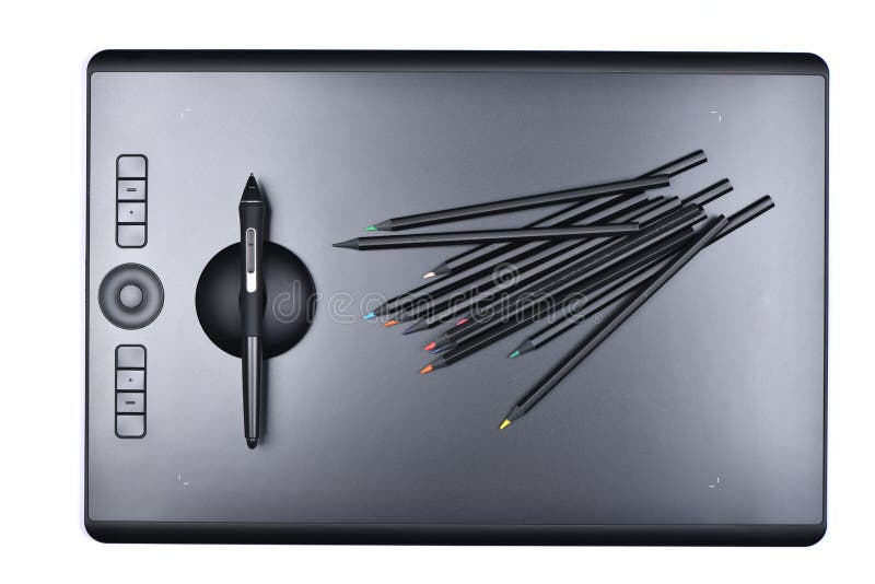Professional Graphics Tablet Stock Photo - Image of clean, computer ...