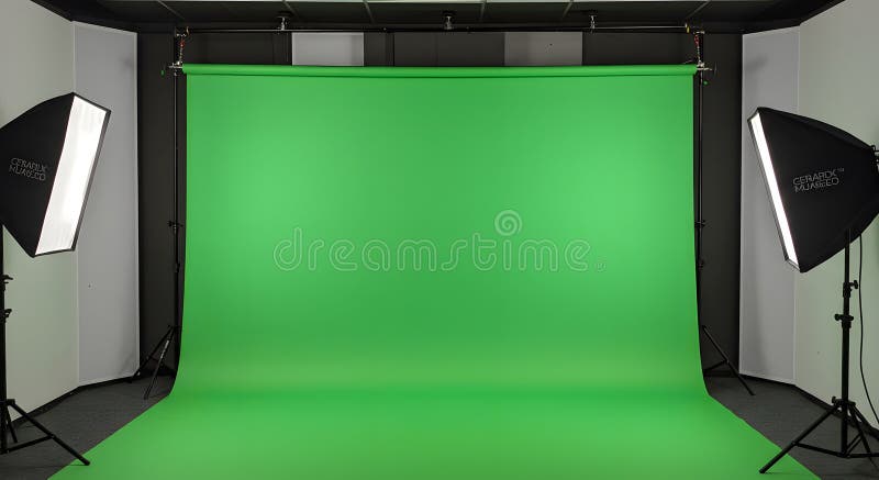 Professional Green Screen Studio Setup for Filmmaking and Video ...