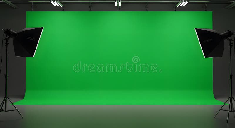 Professional Green Screen Studio Setup Stock Illustrations – 1,488 ...