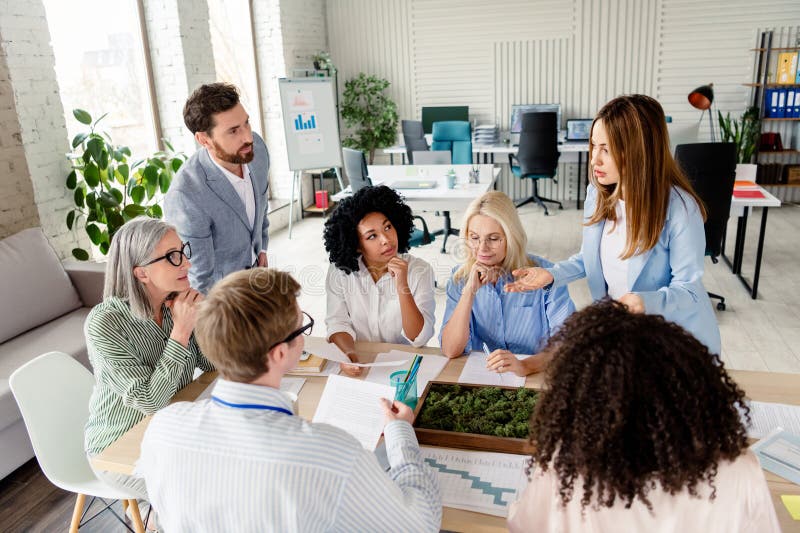 Professional Group Discussion among Diverse Coworkers in a Modern ...