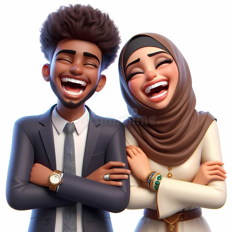 Professional Group in Happy Exchange Stock Illustration - Illustration ...