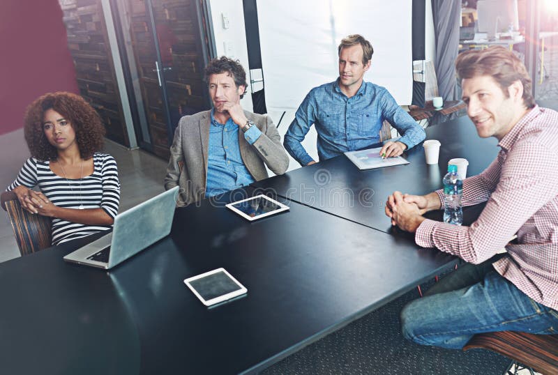 Professional, Group and Listen in Meeting or Conference Room for ...