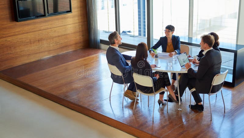 Professional, Group and Meeting for a Discussion or Collaboration at a ...