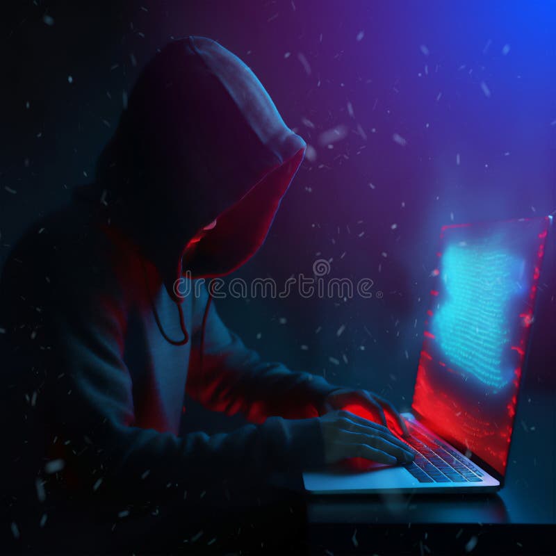 Professional Hacker are Using Laptop Stock Illustration - Illustration ... Professional Hacker are Using Laptop Stock Illustration - Illustration ...