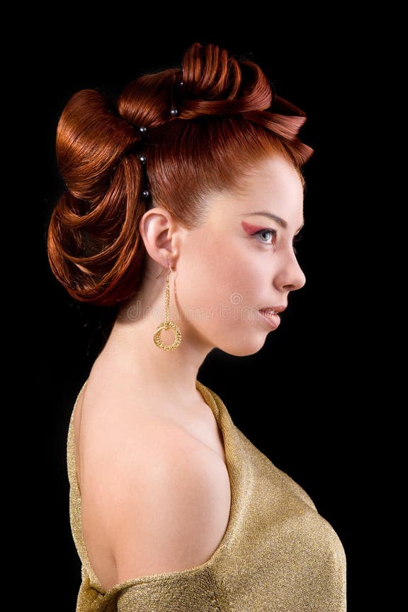 Professional hairstyle stock photo. Image of hairstyle - 7526614