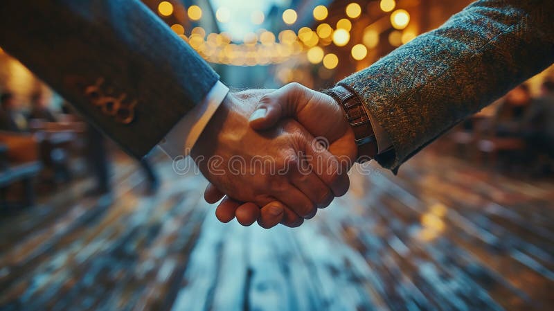 Professional Hand Shake stock illustration. Illustration of businessman ...