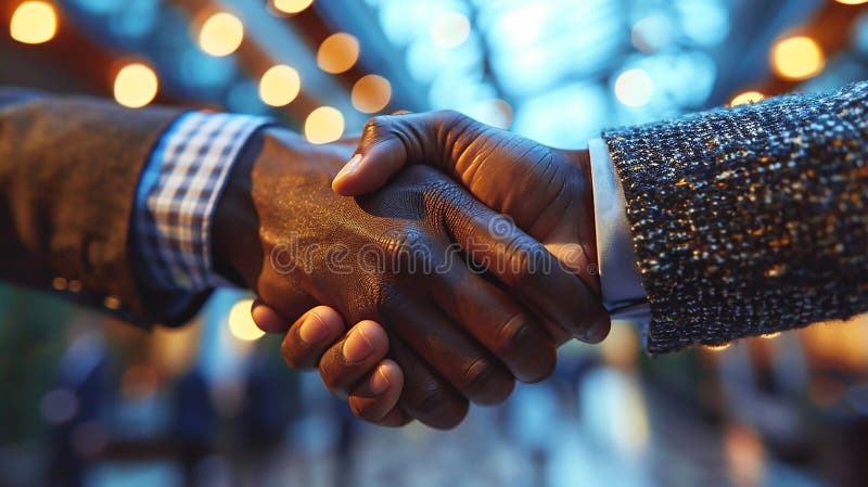 Professional Hand Shake stock illustration. Illustration of light ...