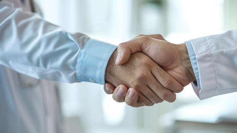 The Professional Handshake Agreement.AI Generated Image Stock Photo ...