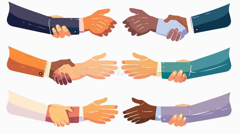 Professional Handshake Icon for Interaction Designs Stock Vector ...