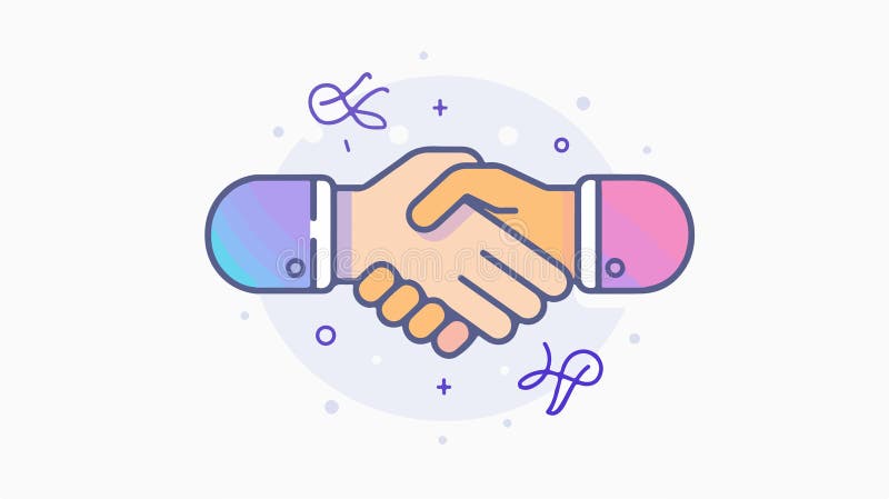 Professional Handshake Icon for Interaction - Suitable for Business Use ...