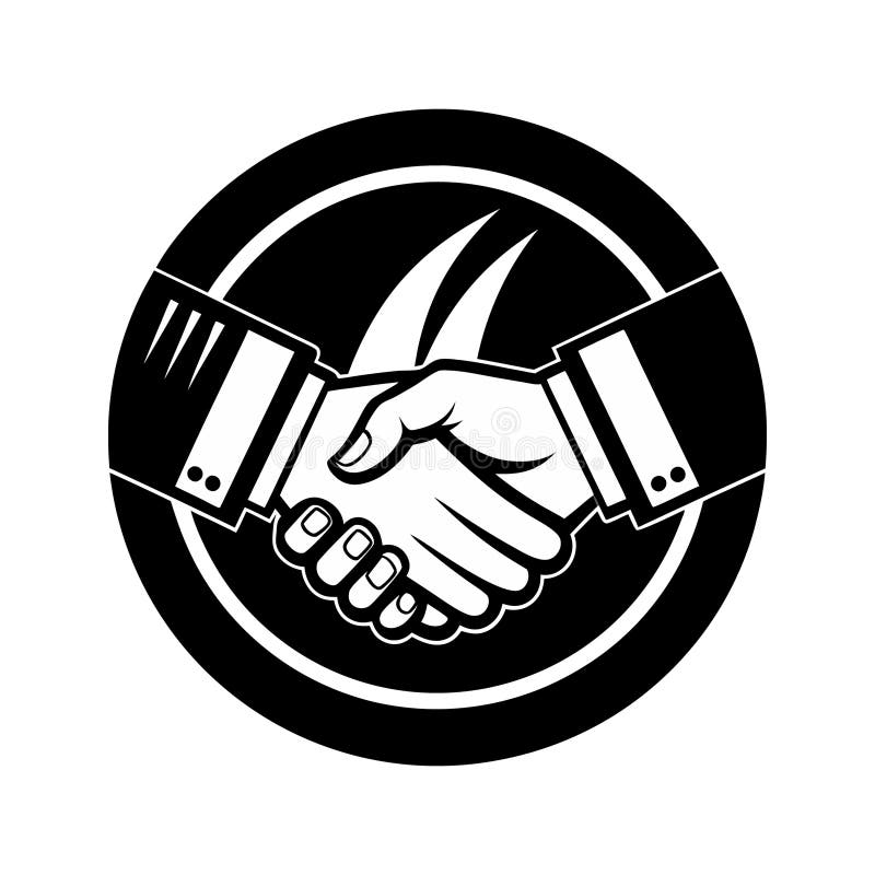 Agreement and Partnership Icon Business Handshake Design Stock Photo ...