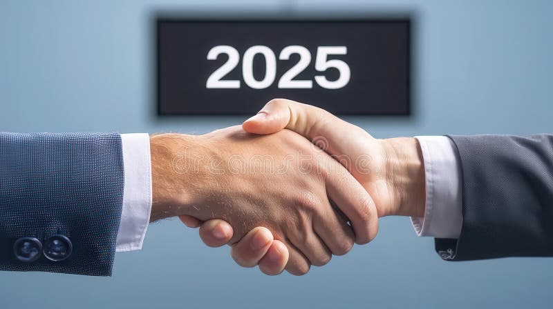 Professional Handshake Symbolizing Collaboration for 2025 Stock ...