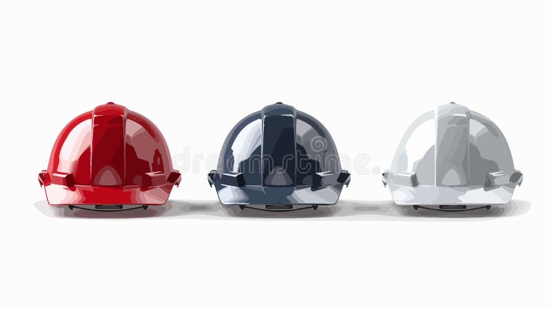 Professional Hard Hat Vector Illustration on White Background for ...