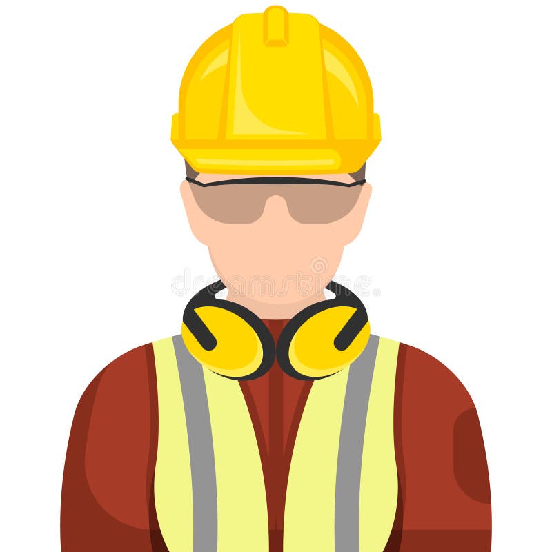 Professional Heavy Industry Engineer. Worker Wearing Safety Uniform ...