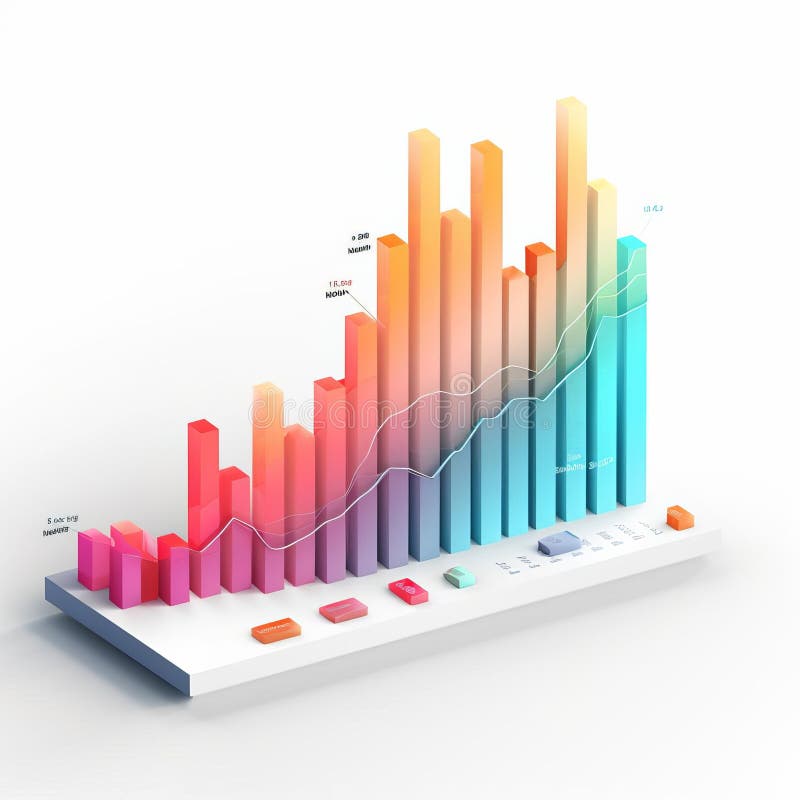 Professional High-quality Chart Design on White Background Created ...