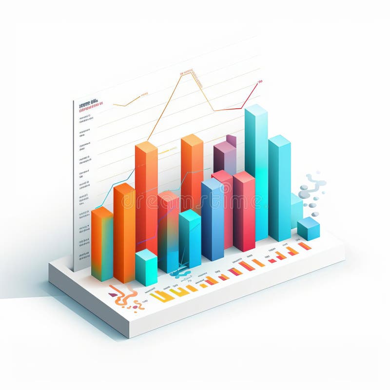 Professional High-quality Chart Design on White Background Template ...