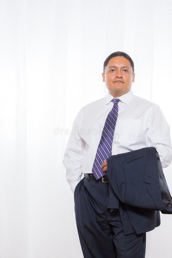 Professional Hispanic Male in Suit with Confident Expression Stock ...