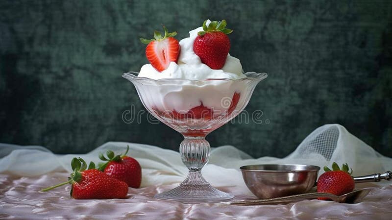 Professional Ice Cream Creations Stock Image - Image of palate ...