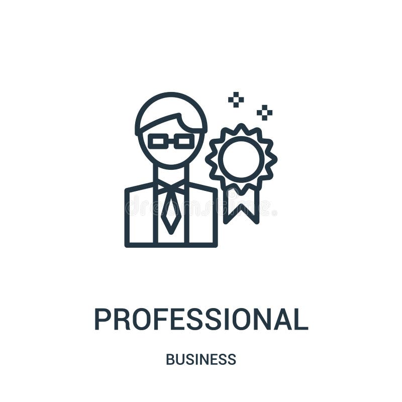Professional Icon Vector from Business Collection. Thin Line ...