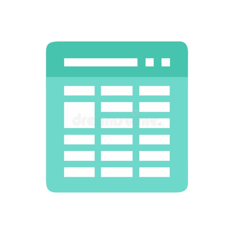 Professional Icons for Spreadsheet Management Stock Vector ...