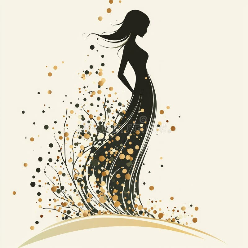 Professional Illustration Showcases Female Silhouette Shaped Like Tree ...