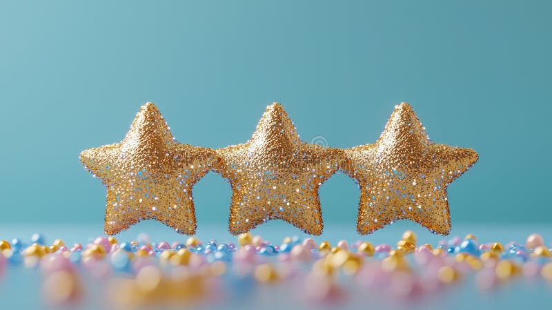 Rating Stars Icons Five Feedback Shadow Stock Photos - Free & Royalty ...