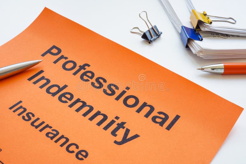 Professional Indemnity Insurance Policy and Papers. Stock Photo - Image ...