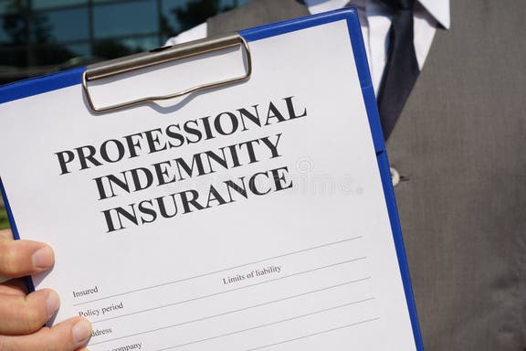 Professional Indemnity Insurance is Shown Using the Text Stock Photo ...