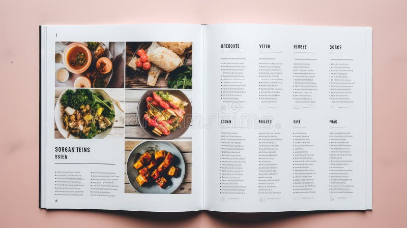 Professional Indesign Table Template Stock Illustration - Illustration ...