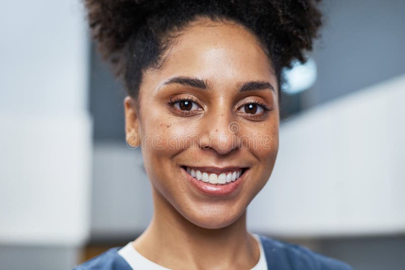 Smiling Healthcare Professional in a Workplace Setting Showcasing ...