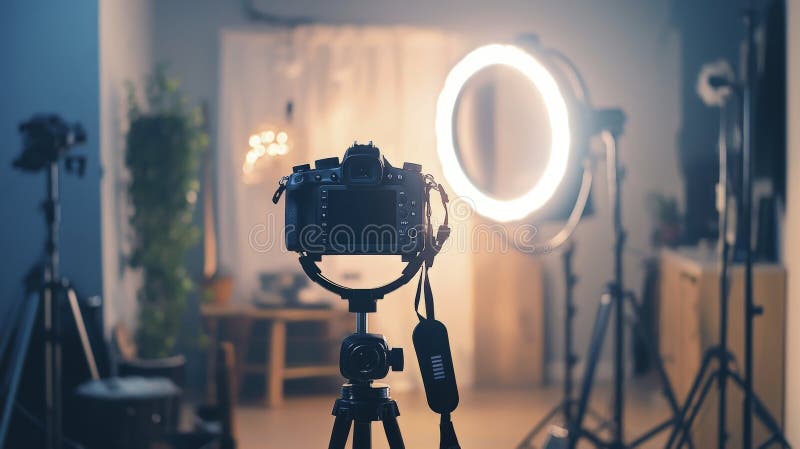 Professional Indoor Portrait Photography Creative Studio Setup with ...