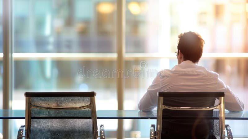 Professional Job Interview in Modern Office Setting Stock Photo - Image ...