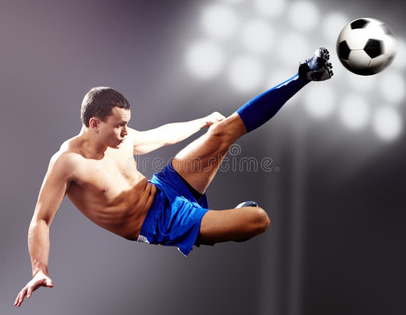 Professional kick stock photo. Image of champion, activity - 14637290