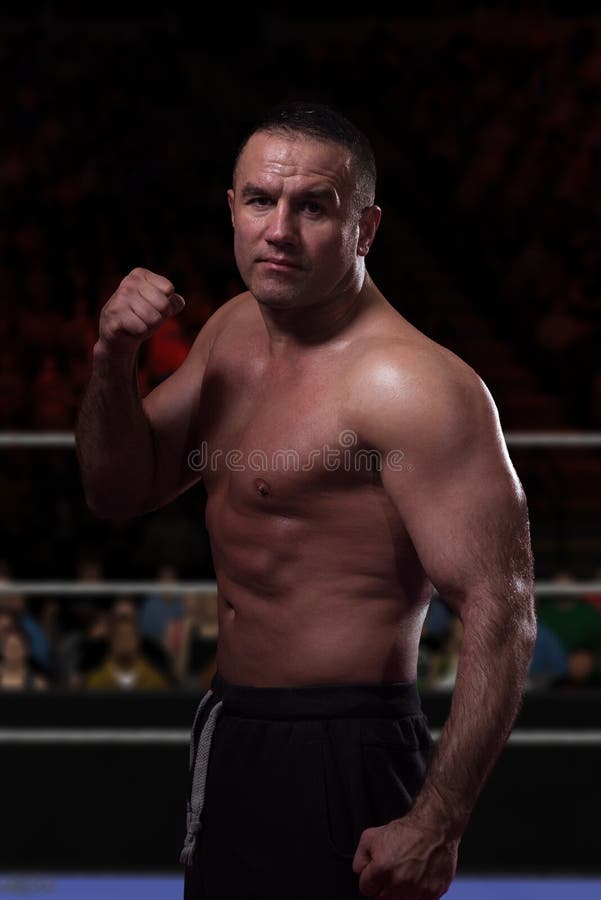 Kick Boxer with His Championship Belt Stock Image - Image of lifestyle ...