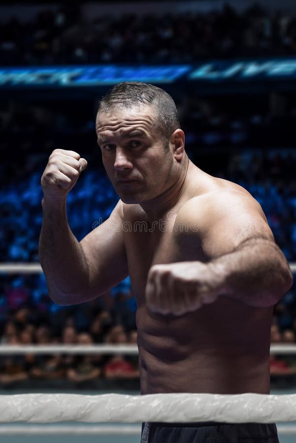 Kick Boxer with His Championship Belt Stock Image - Image of lifestyle ...