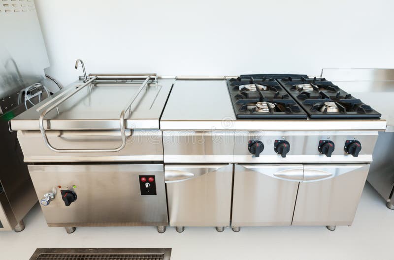 Professional kitchen stock image. Image of interior, space - 35372773